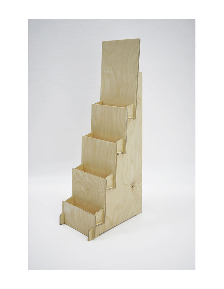 Counter Wooden Racks - 4 Tiered Greeting Card Display, Counter Top 4 ...