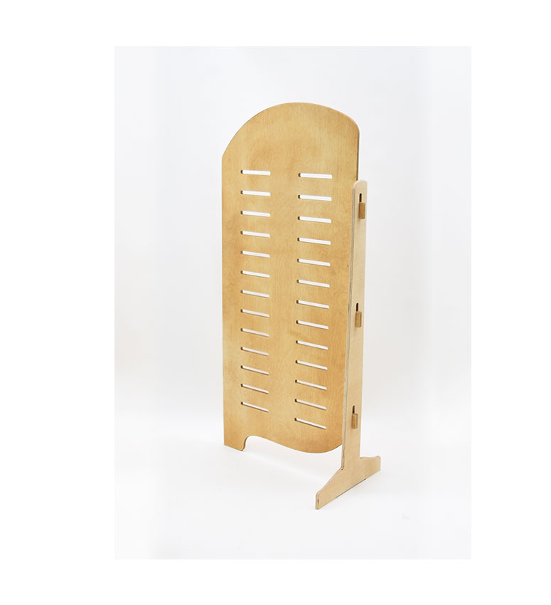 Wooden Retail Displays - Double-Sided Retail Display Stand with 10-tier ...